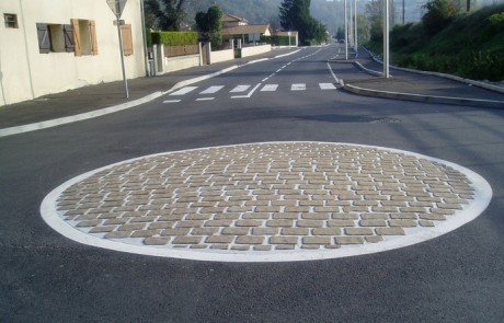rond point pavés – AZ Marquage